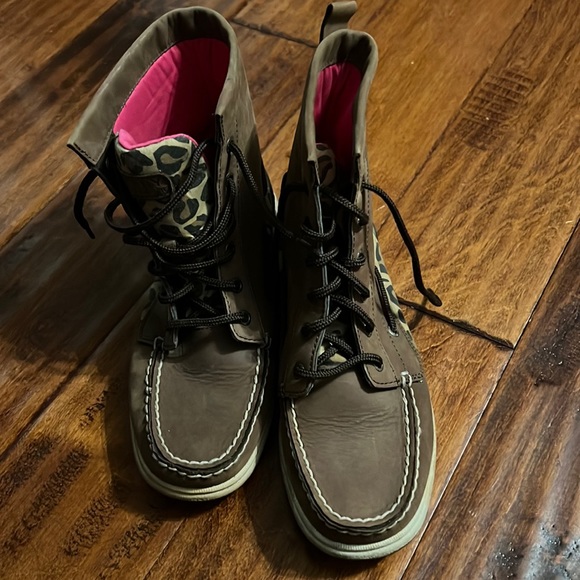 Sperry | Shoes | Sperry High Top Leopard Print Shoes | Poshmark